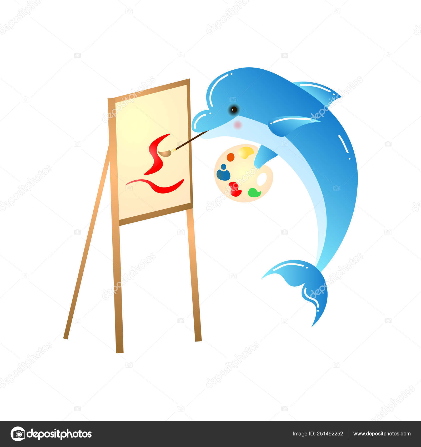 Bottlenose Dolphin Drawing