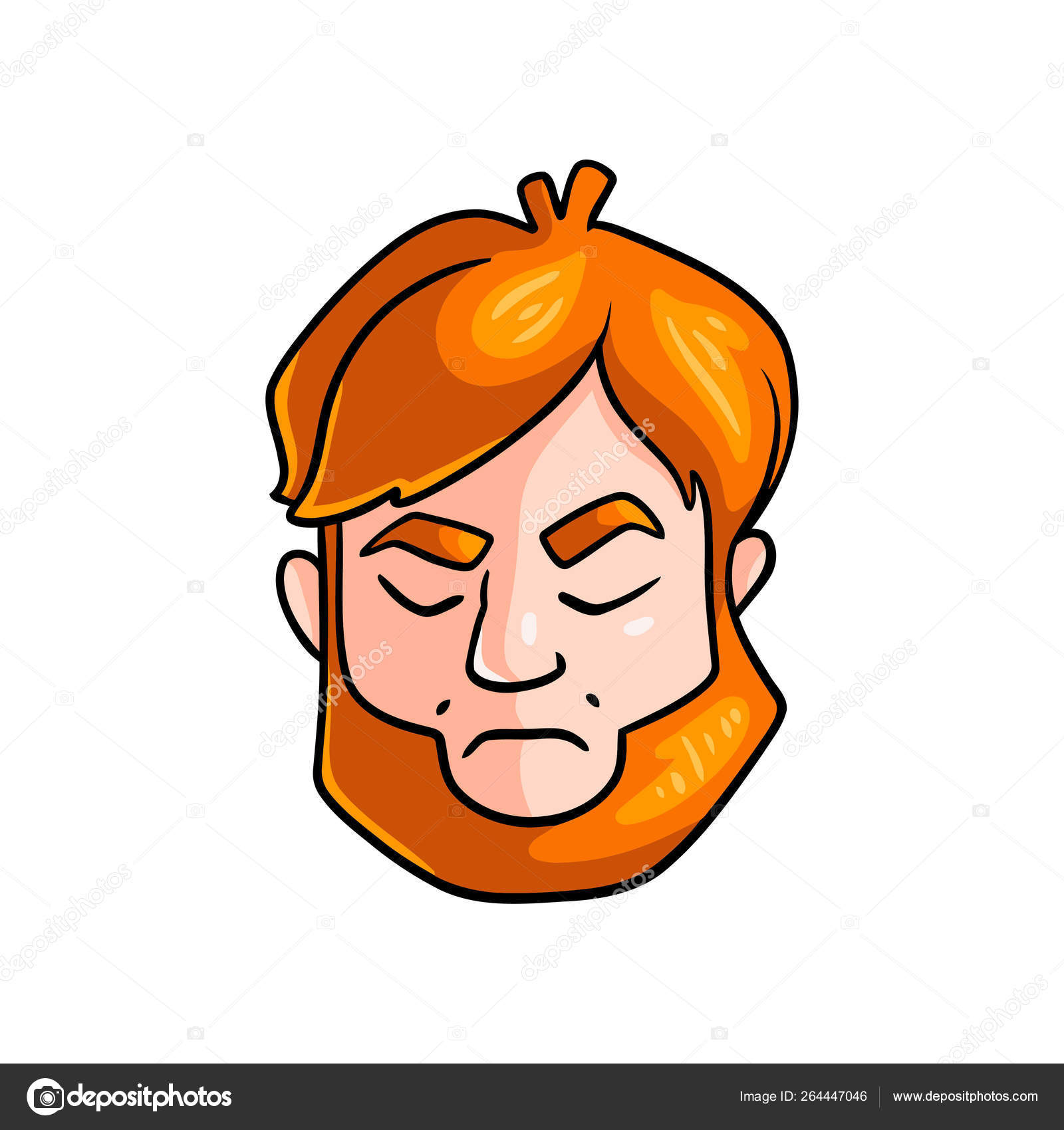 Cute Nervous Cartoon