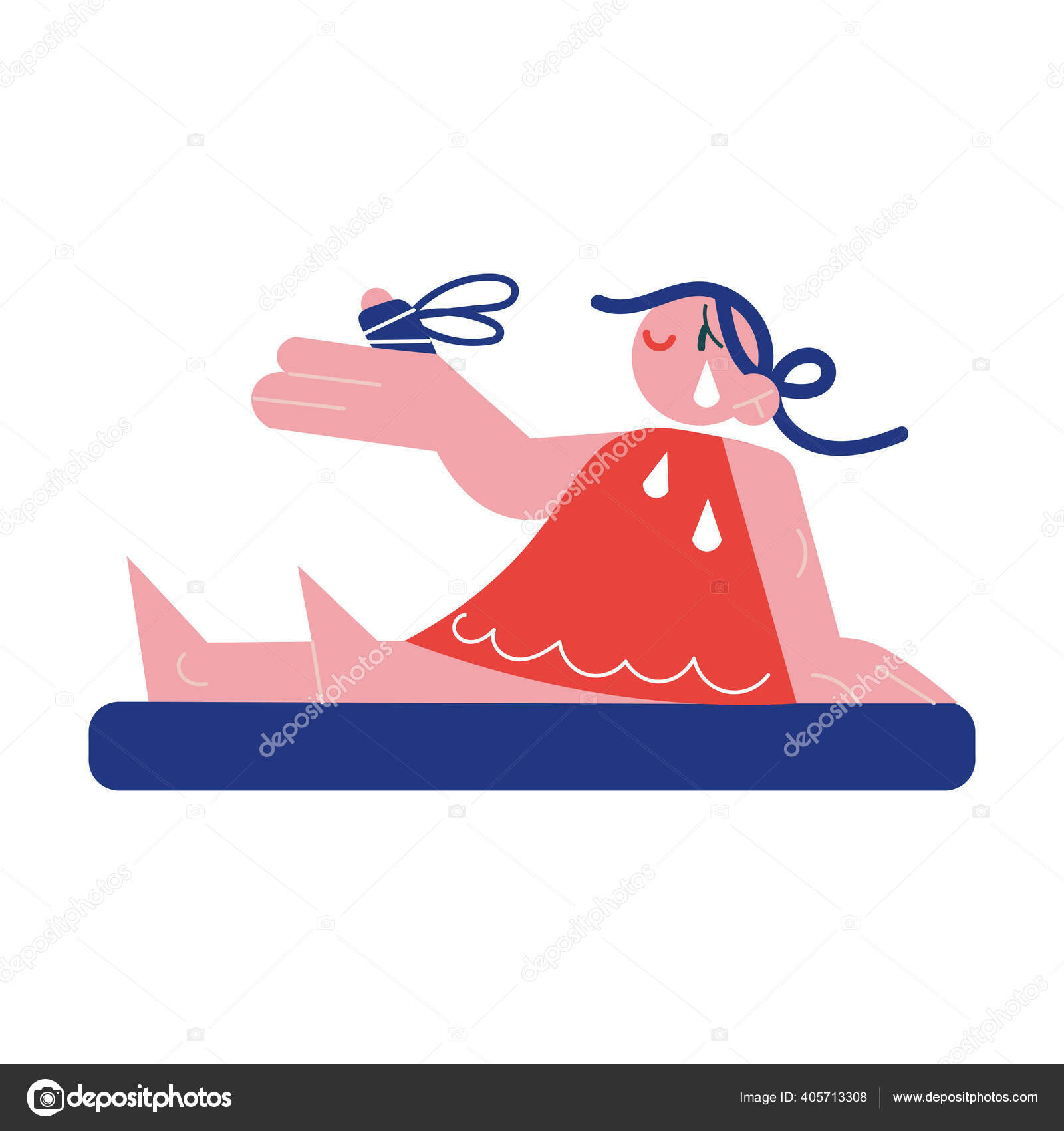 Small girl crying with finger tied with adhesive plaster Stock ...