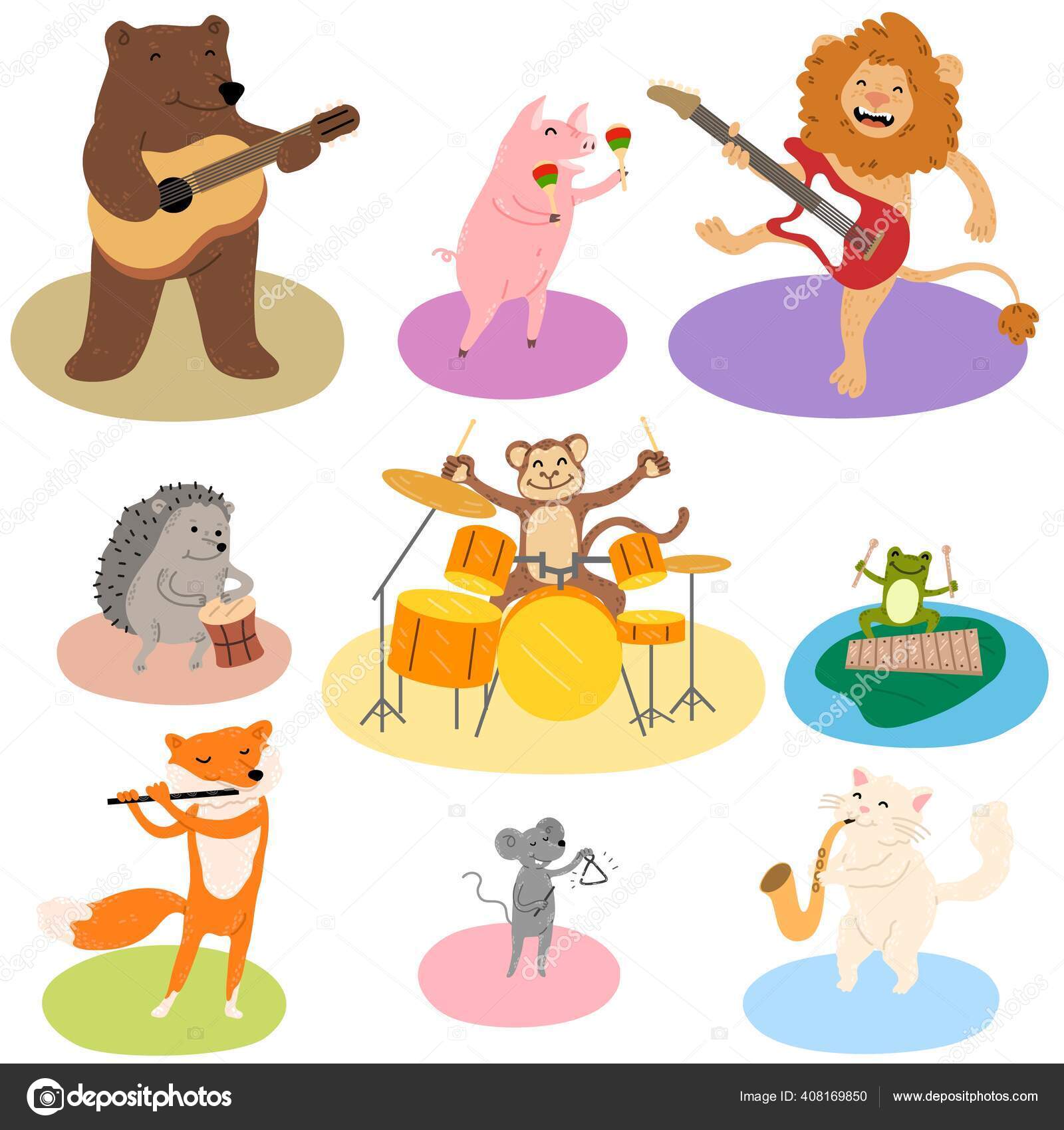 Animals Playing Instruments