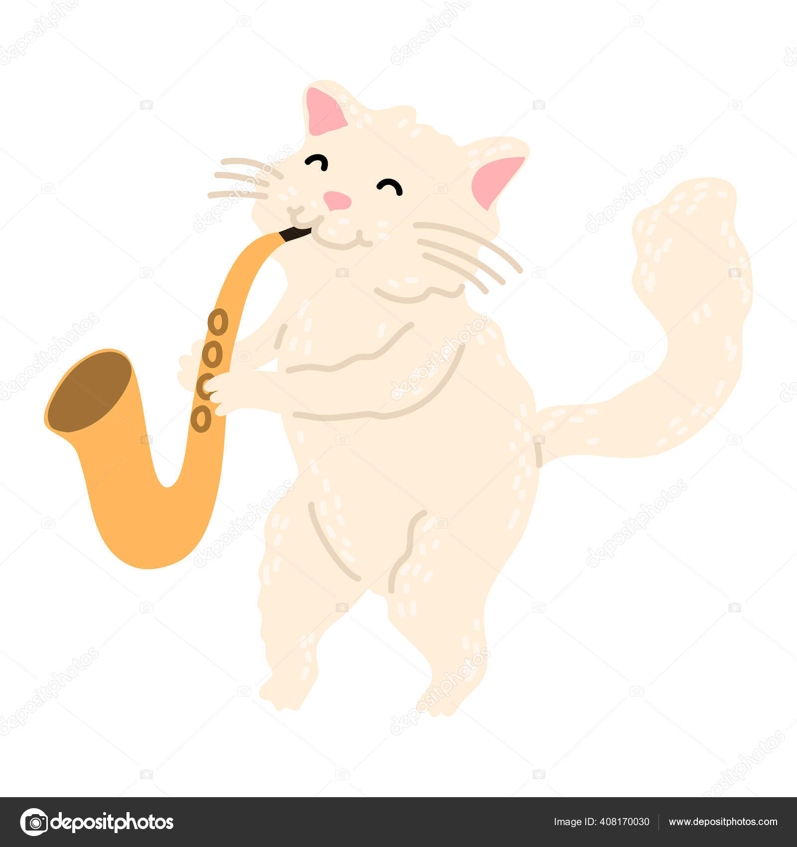 Animal Playing Saxophone