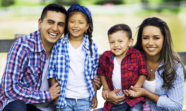 Lovely latin family together - Stock Image - Everypixel