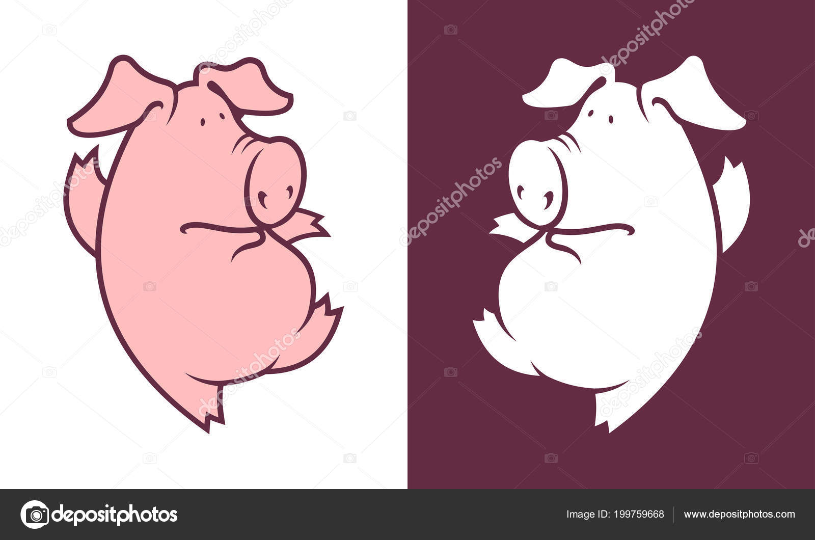 Dancing Pig Clipart