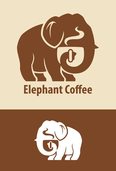 Elephant coffee Vector Art Stock Images | Depositphotos