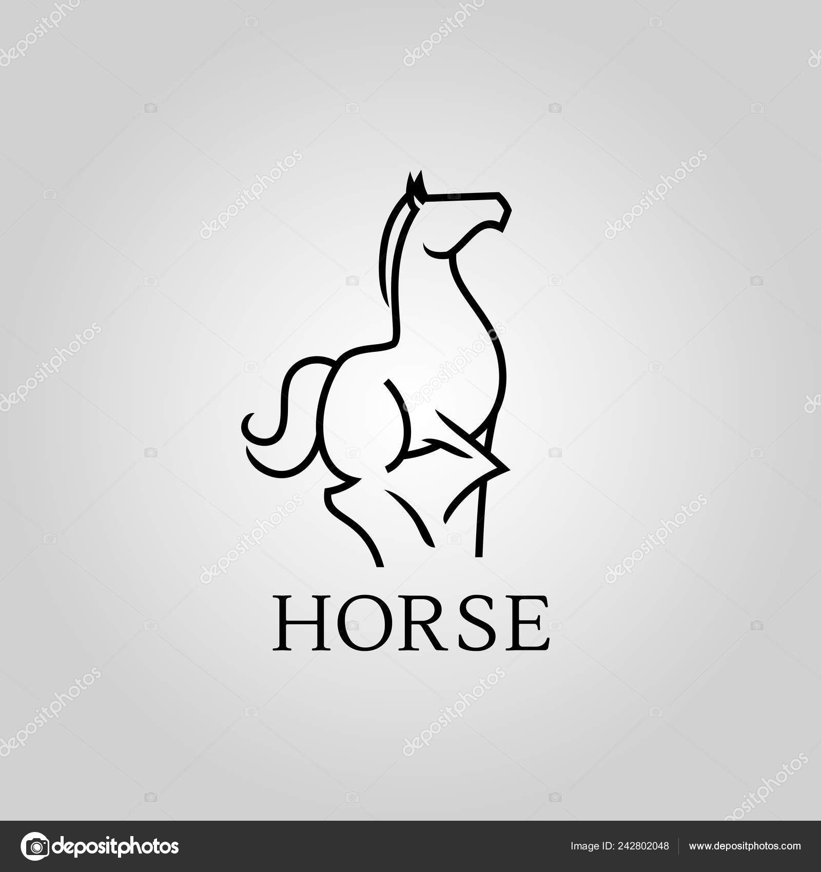 Horse Silhouette Outline