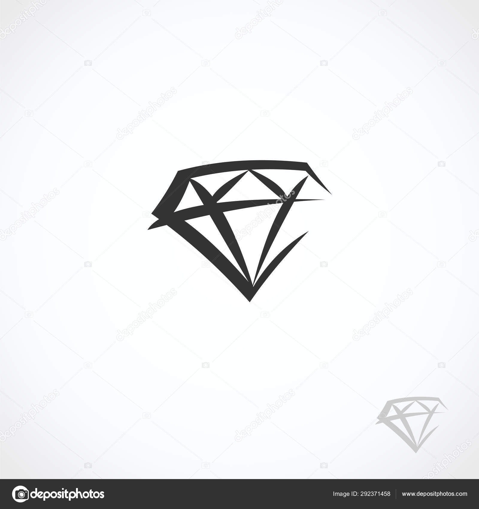 Diamond Collection Set Collection Icon Diamonds Vector Stock Vector by ...
