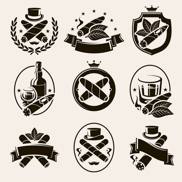 Cigar label art Vector Art Stock Images | Depositphotos