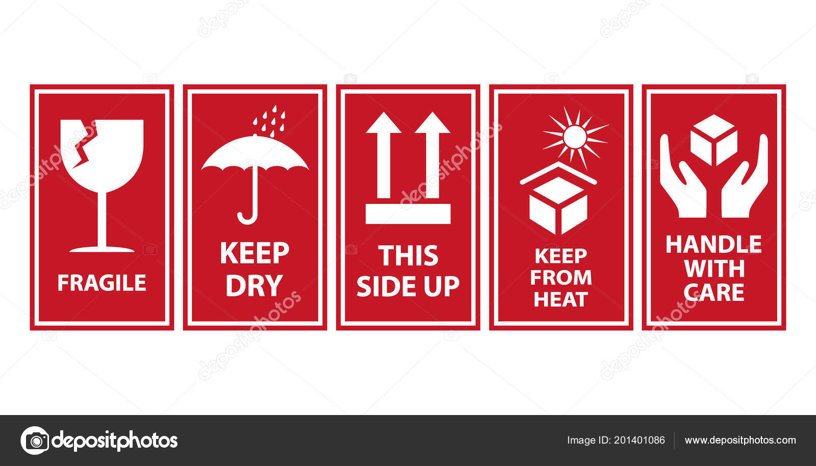 Price stickers etiquetas de embalaje frágiles 1000 Material de oficina ...