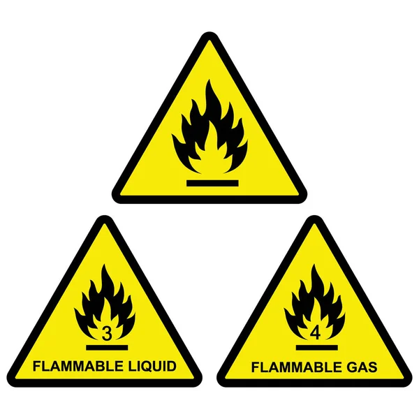 Warning Yellow Triangle Sign Set Warning Hazard Triangular Vector Signs ...