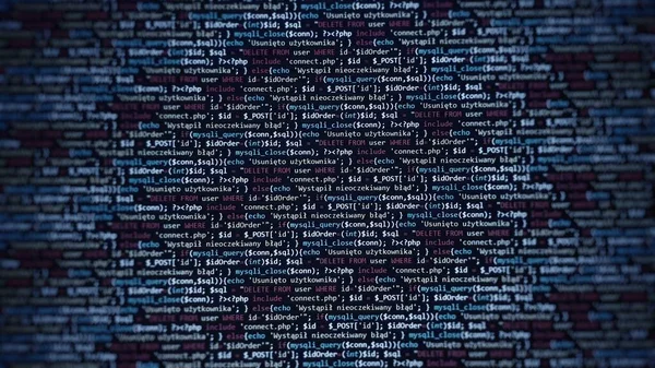 Blue Unique Background Programming Language Laptop Computer Screen ...