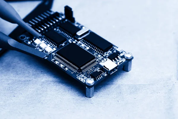 abstract background of engineering electronic circuit bord - Stock ...