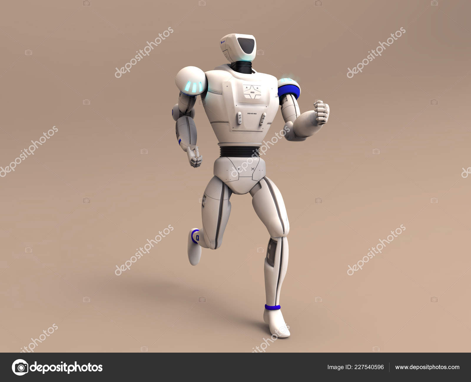 Illustration Robot Running — Stock Photo © estebande #227540596