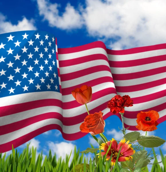 American flag spring Stock Photos, Royalty Free American flag spring ...