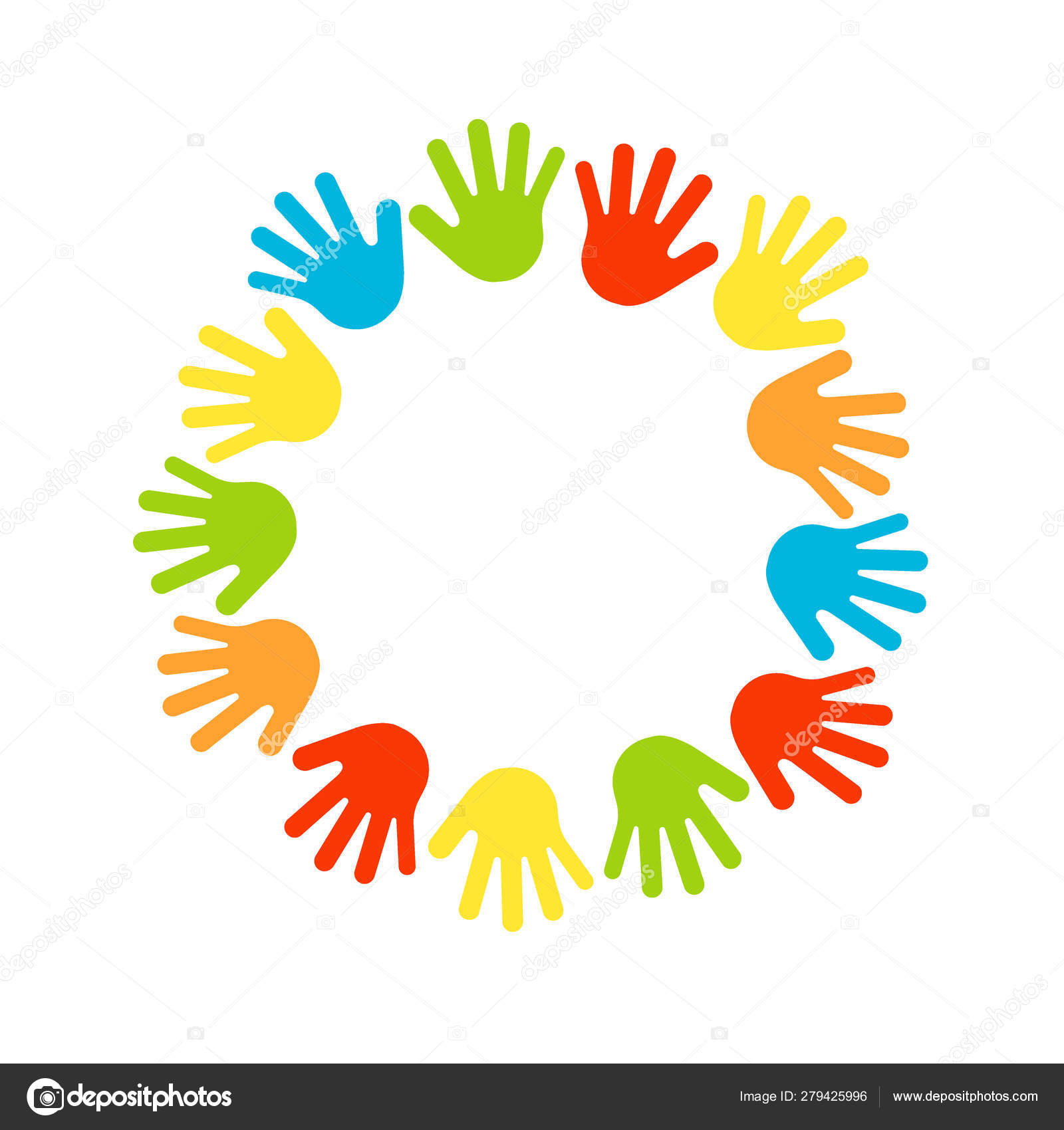 Handprints Border Page 29 | Handprint Border Images Free Download On