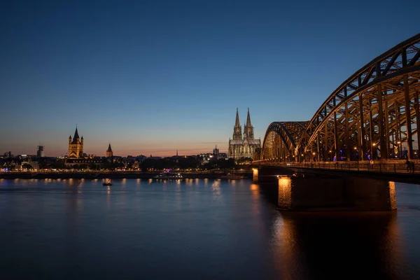 Koln Germany city skyline, Cologne skyline during sunset ,Cologne ...