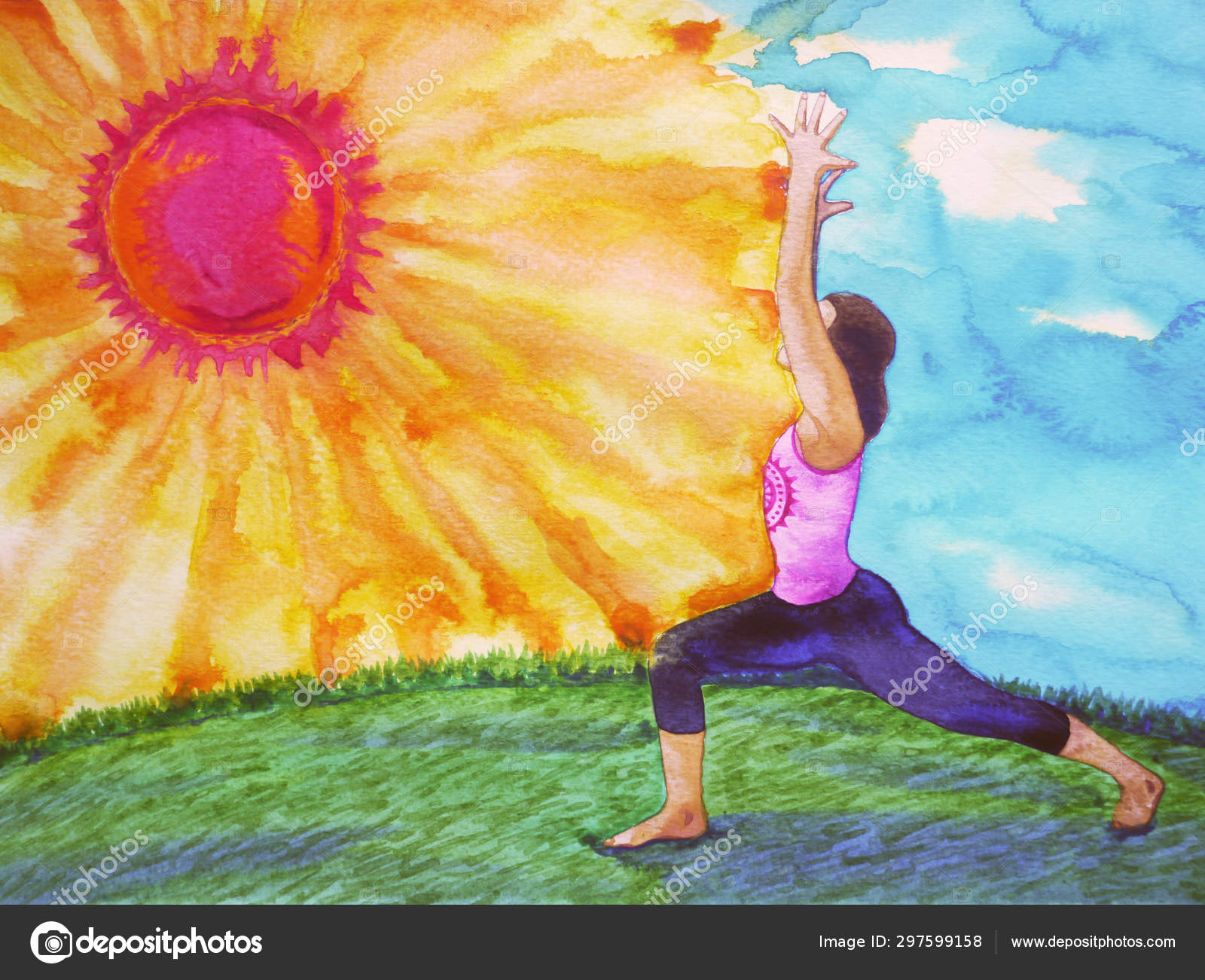 Yoga Asana Paintings