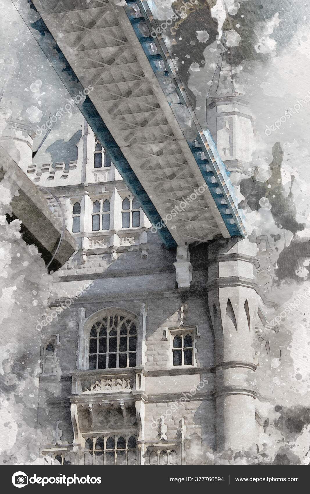 London Art Drawing Sketch Illustration Fun Design Vintage Retro — Stock ...