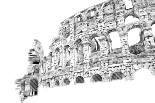 Rome sketch Stock Photos, Royalty Free Rome sketch Images | Depositphotos