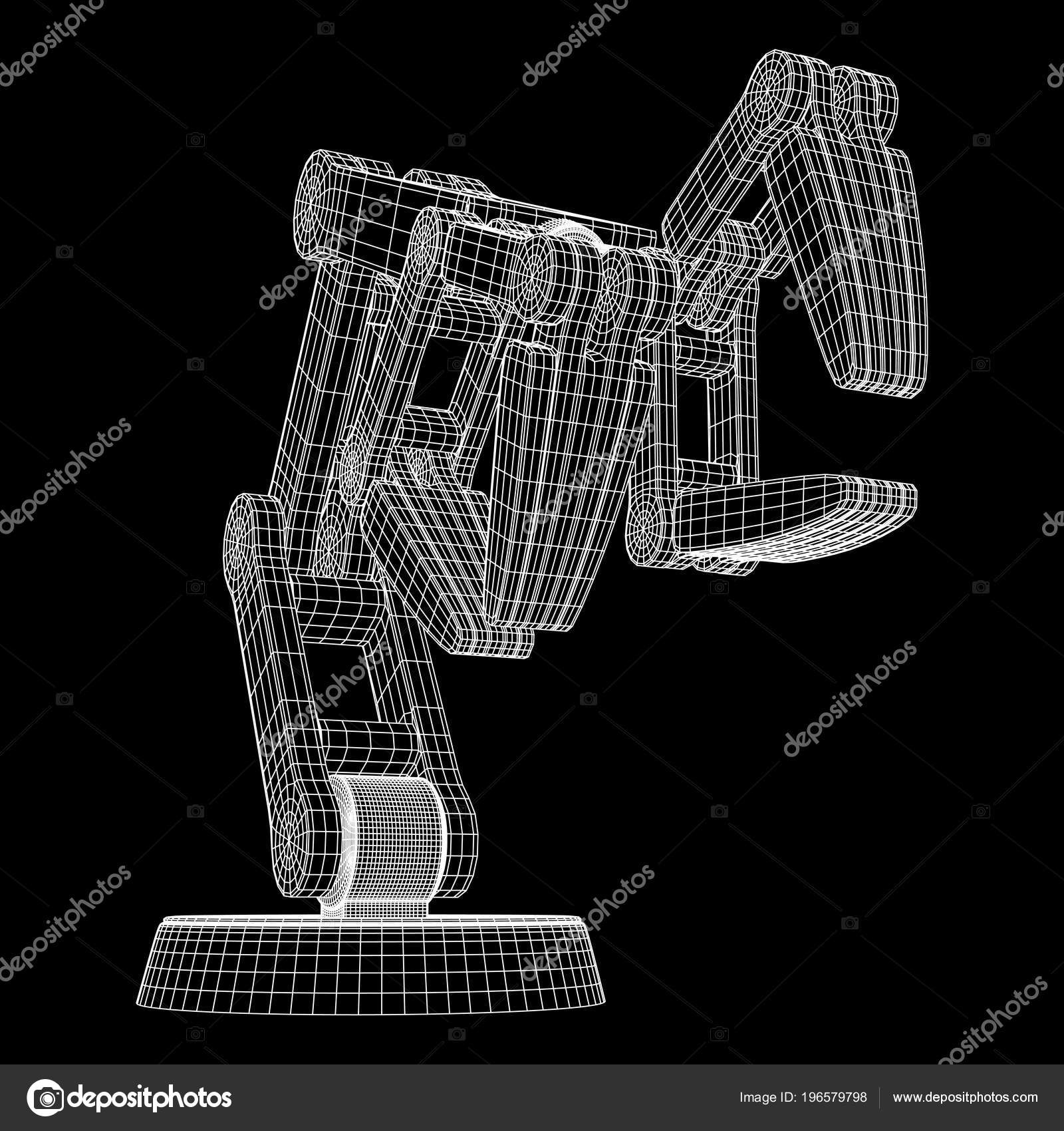 Vector de brazo robótico Vector de stock #196579798 de ©newb1