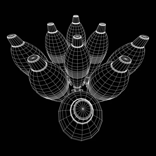 Missile, nuclear bomb vector Stock Vector Image by ©newb1 #204548136