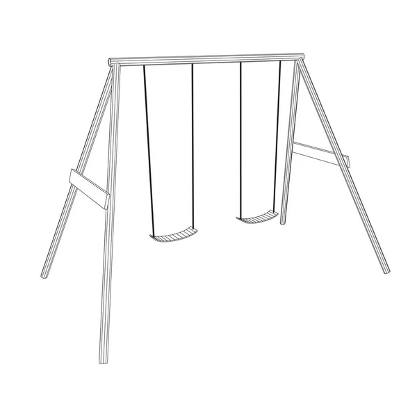 Kids swing model vector Stock Vector by ©newb1 207403810