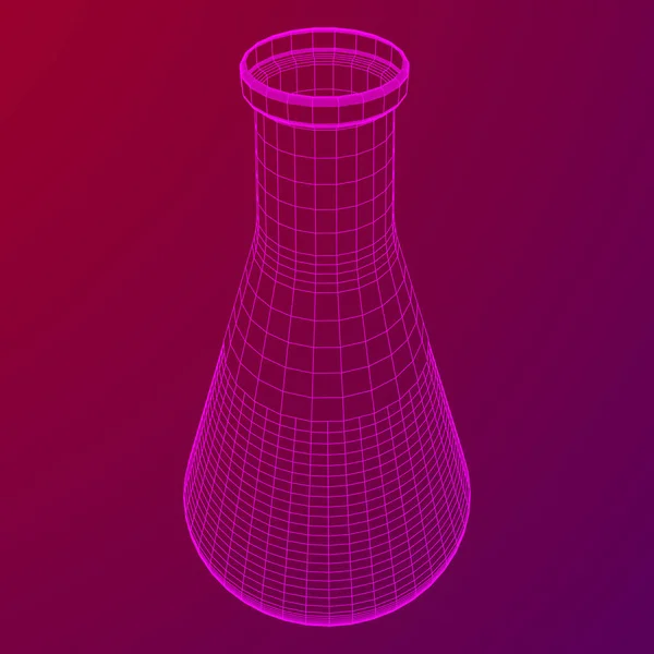 Test tube low poly wireframe mesh Stock Vector Image by ©newb1 #224990018