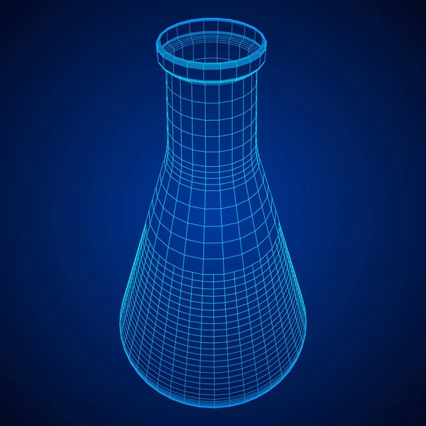 Test tube low poly wireframe mesh Stock Vector Image by ©newb1 #224990018