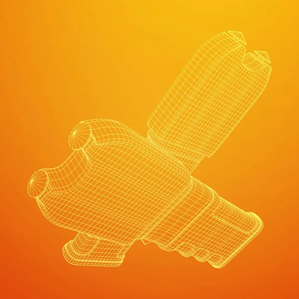 Police electro shocker taser stun gun Stock Vector by ©newb1 230742462