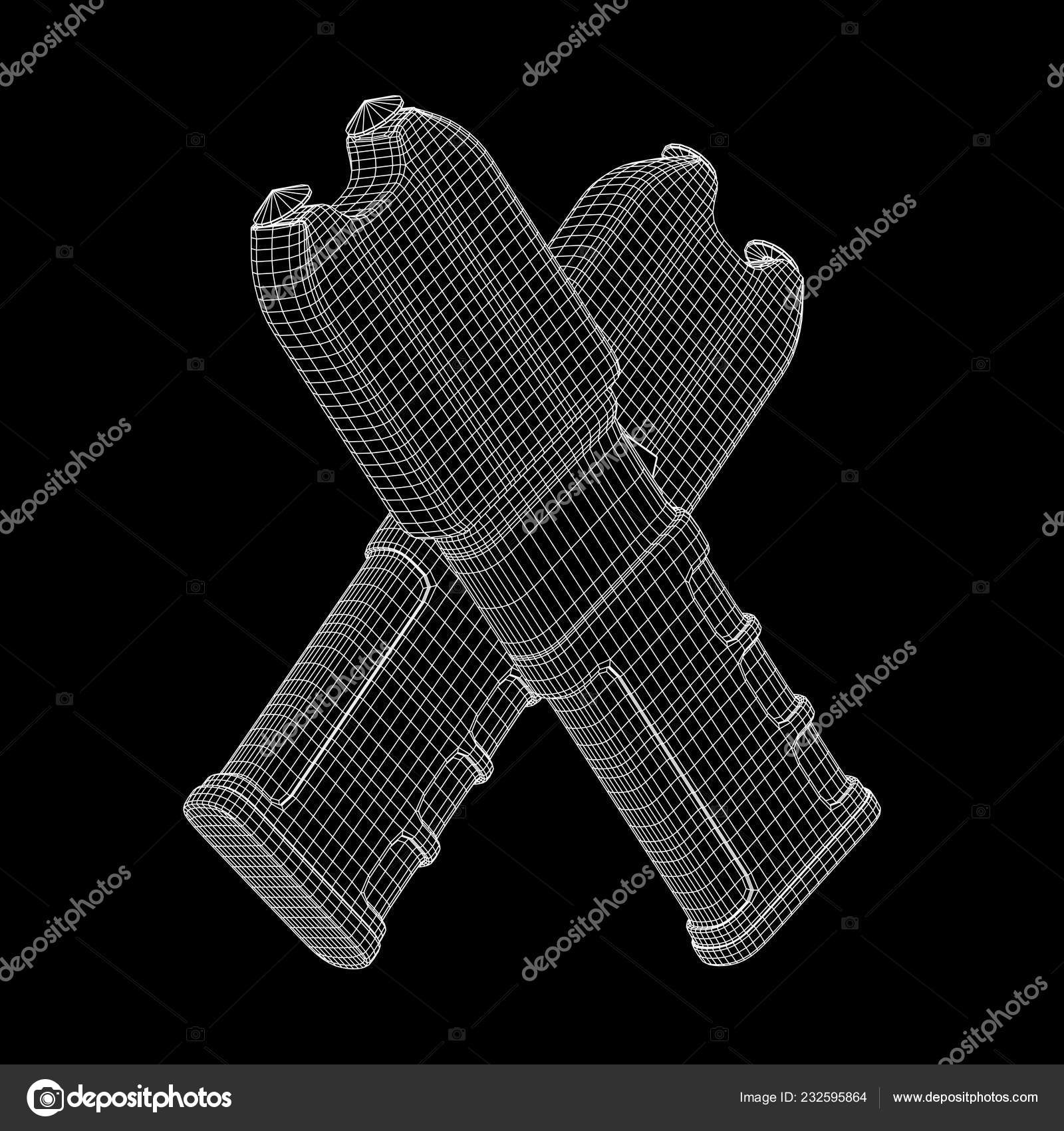 Police electro shocker taser stun gun Stock Vector by ©newb1 232595864