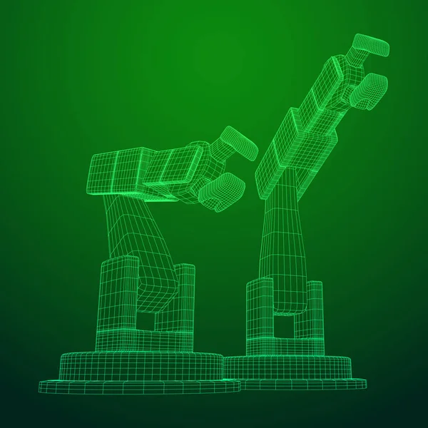 Robotic arm and roller conveyor vector Stock Vector Image by ©newb1 ...