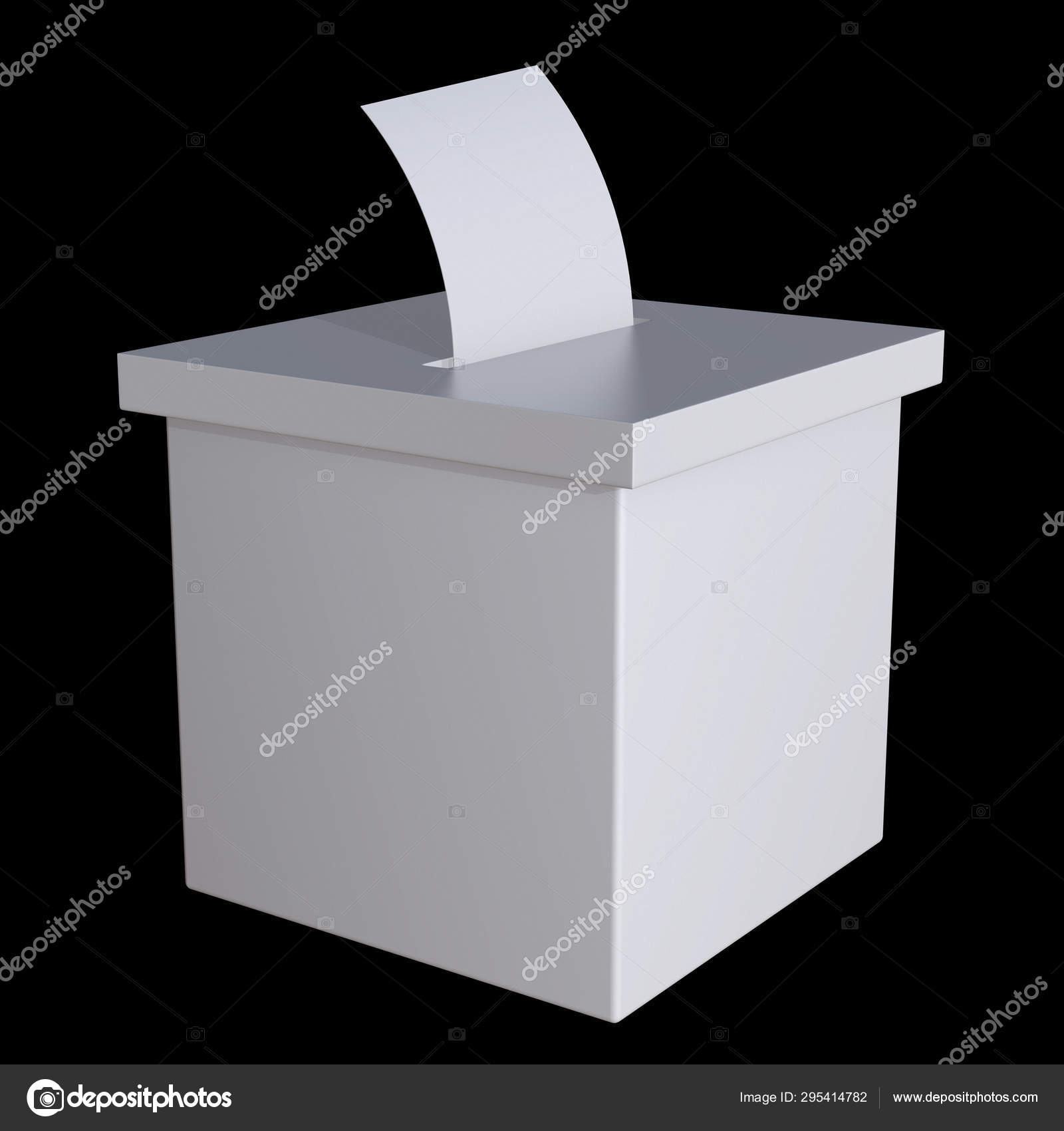 Blank election box ballot campaign — Stock Photo © newb1 #295414782