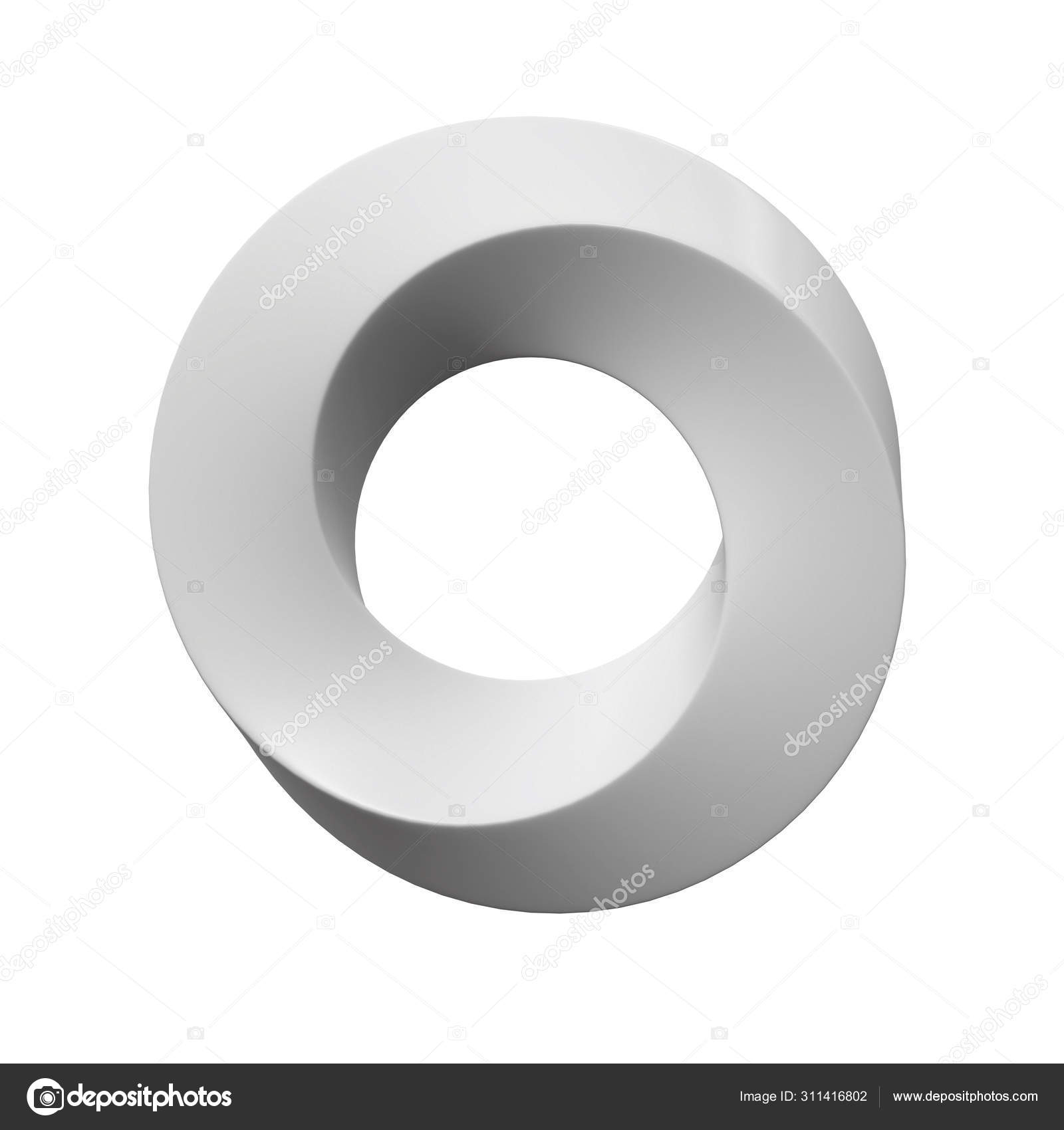 Mobius strip ring sacred geometry — Stock Photo © newb1 #311416802