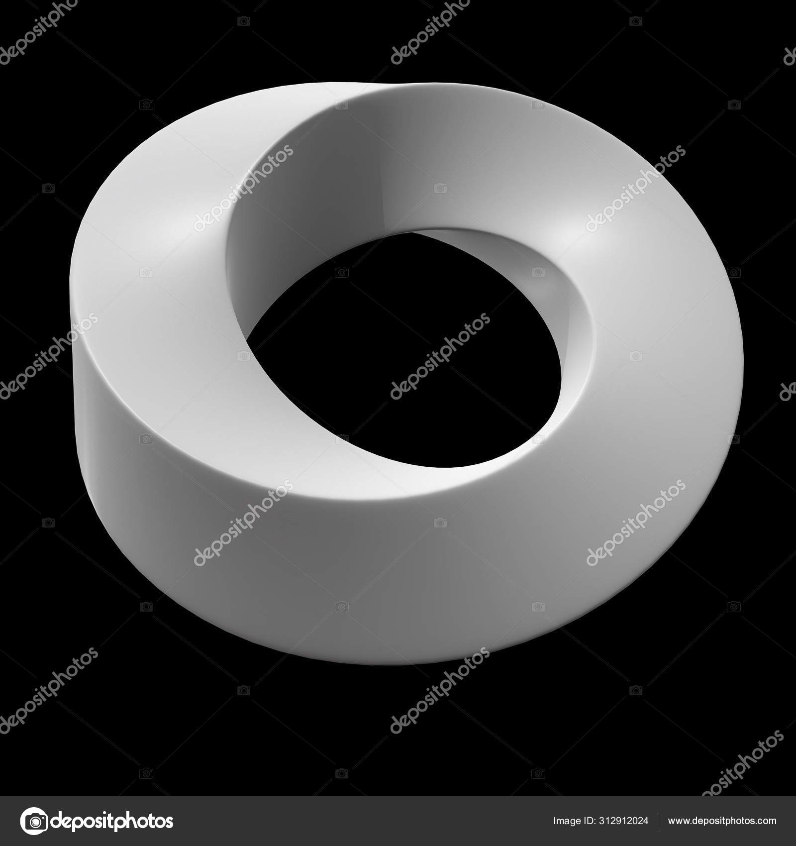 Mobius strip ring sacred geometry Stock Photo by ©newb1 312912024