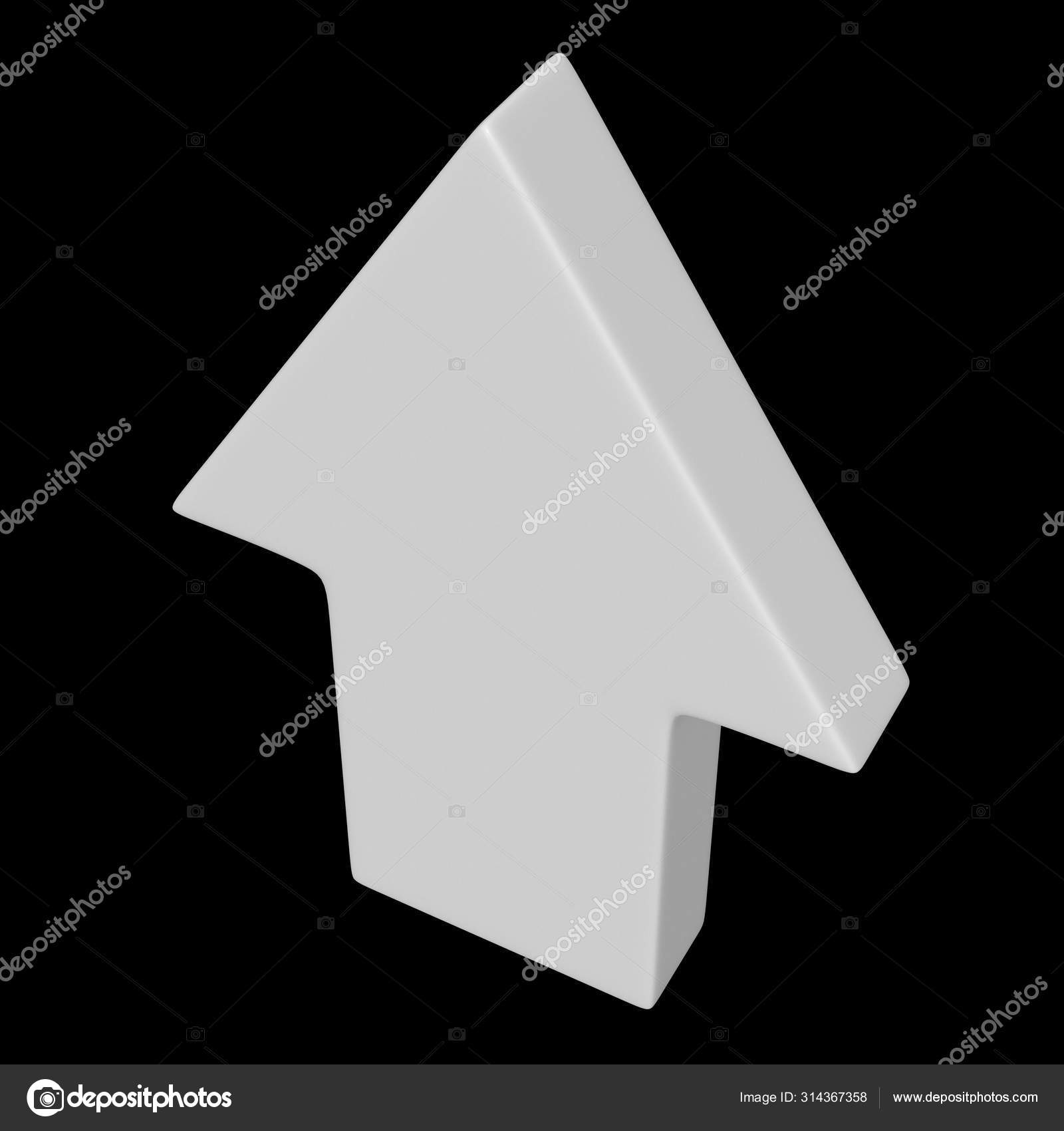 Arrow sign object 3d render Stock Photo by ©newb1 314367358