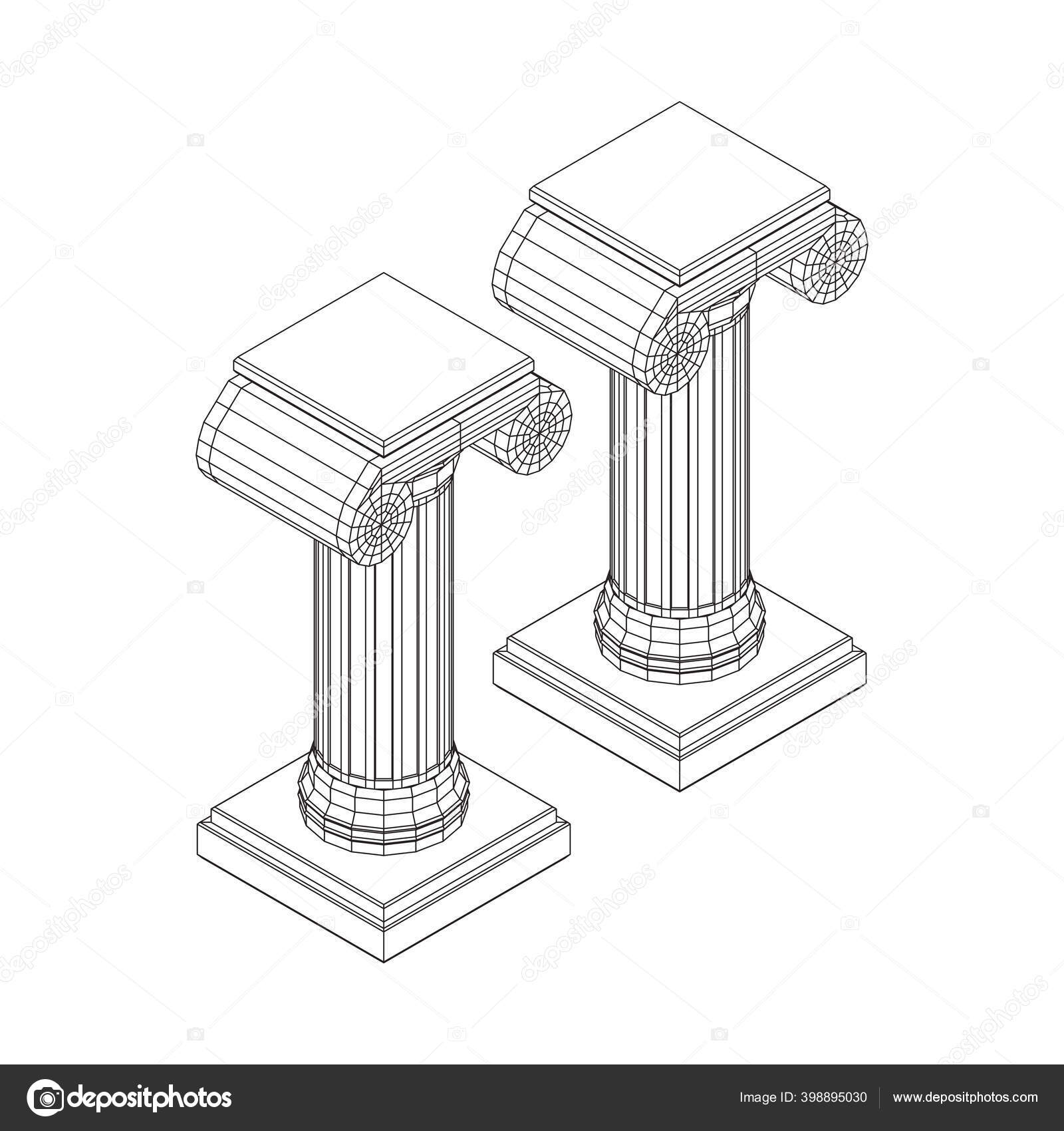 Greek Pillars Ionic
