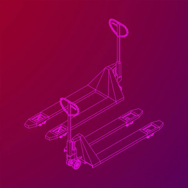 Hand pallet jack lift. Manual forklift. Stock Vector Image by ©newb1 ...