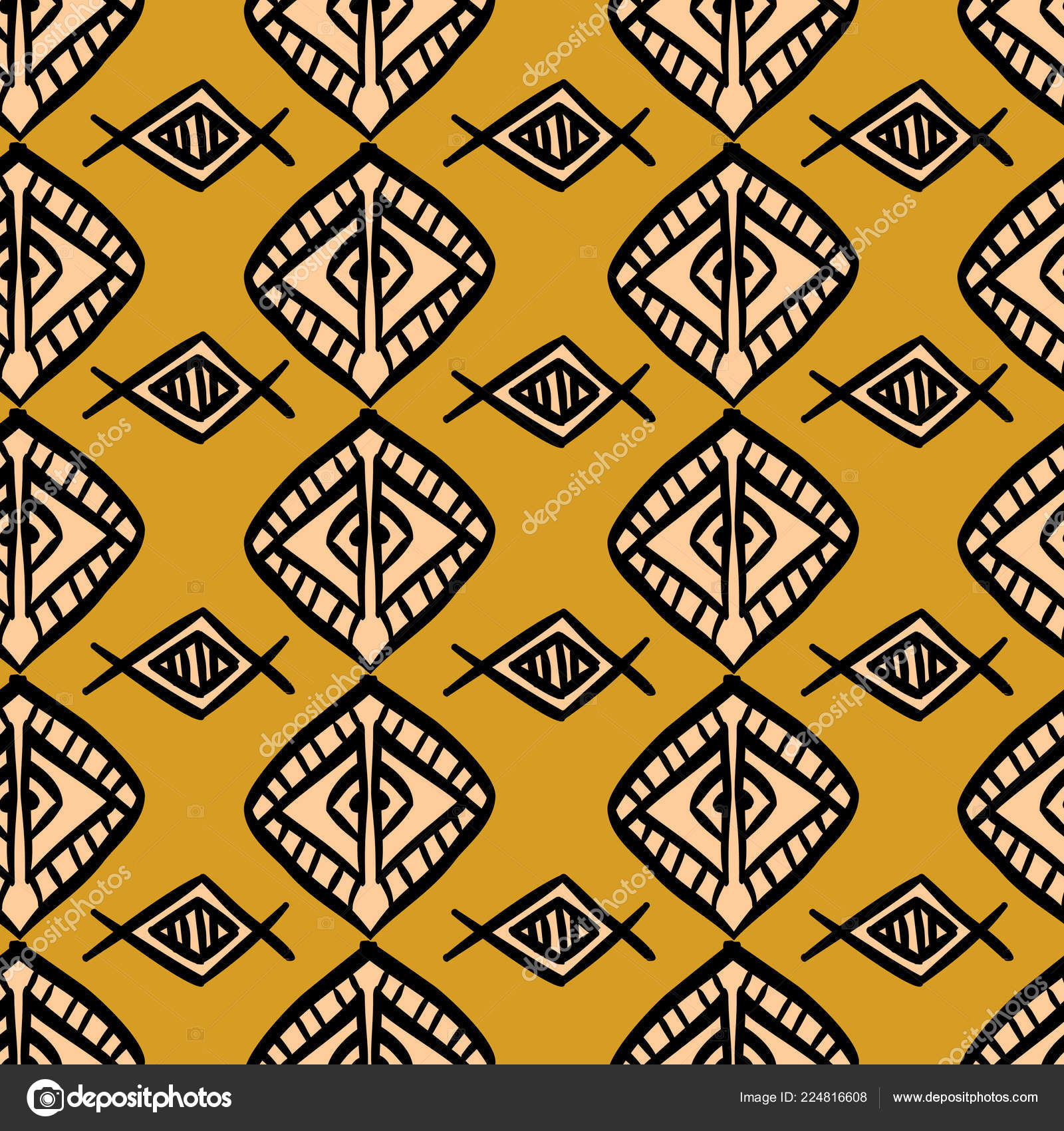 Tribal Print Drawing