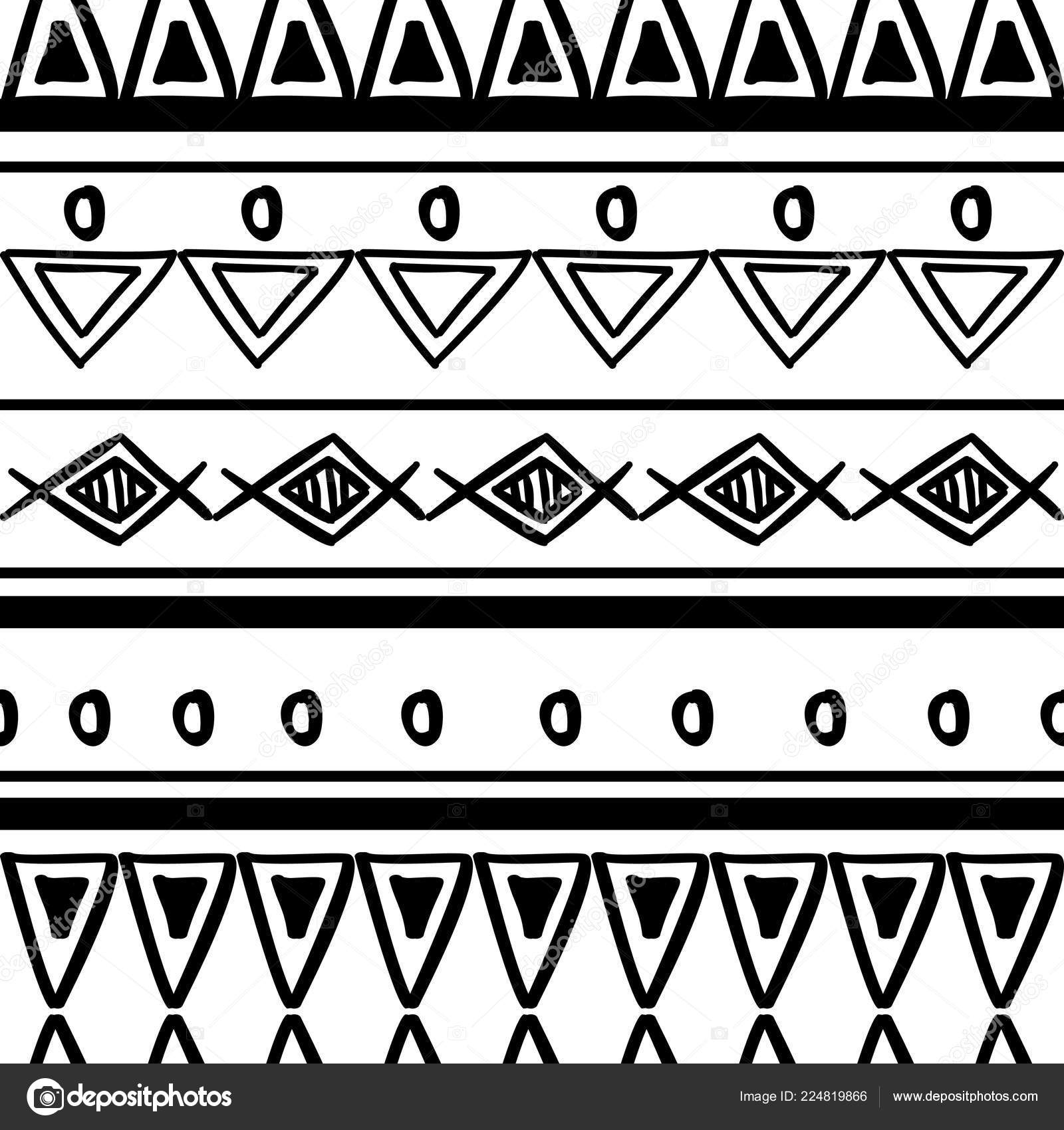 Simple Aztec Pattern To Draw