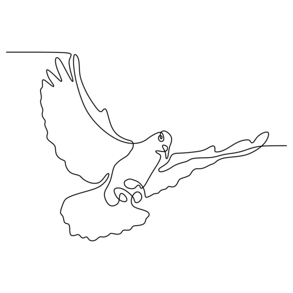 Continuous one line drawing of swallow bird flying minimalism Stock Vector Image by ©ngupakarti ...