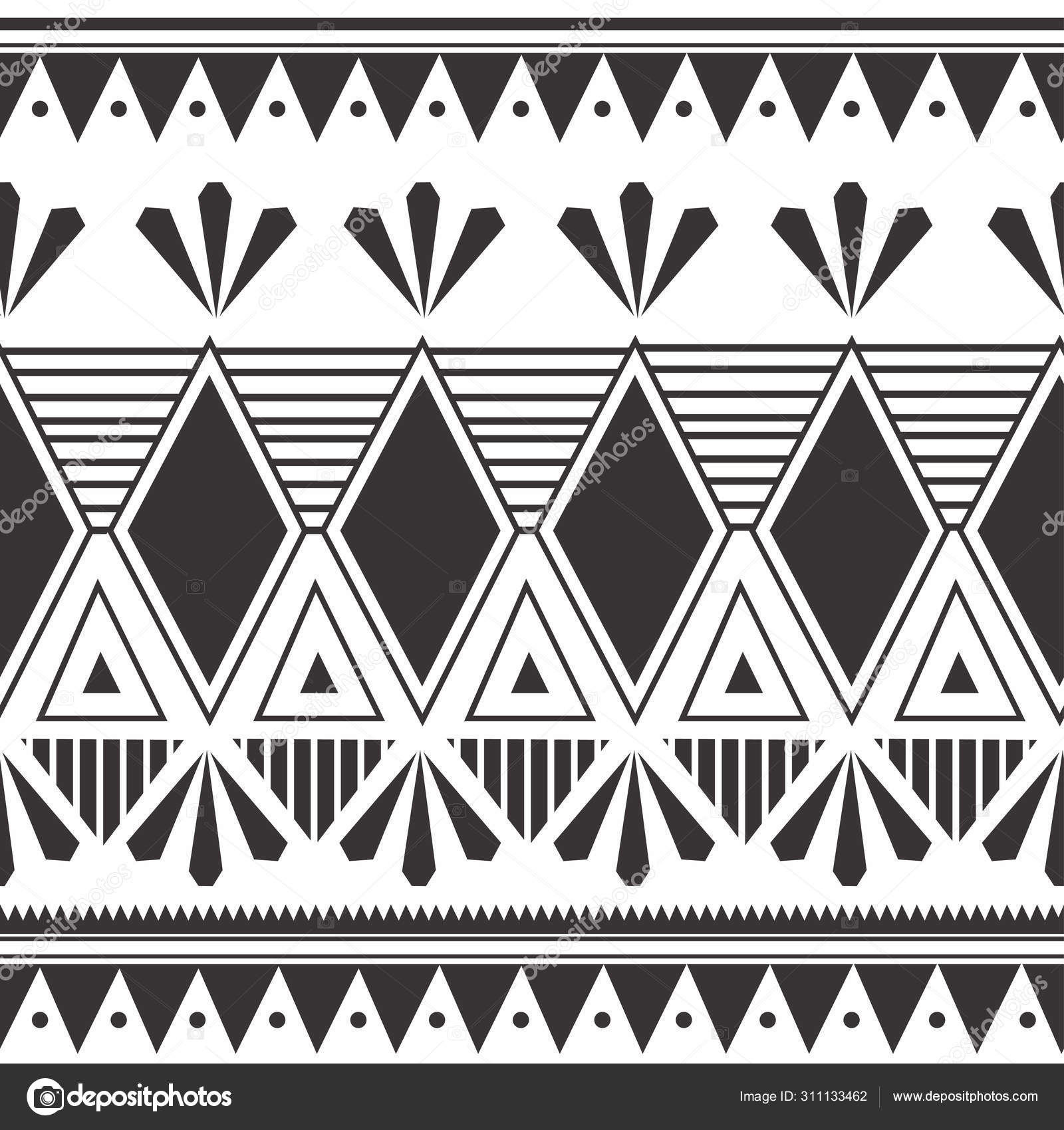 Tribal Triangle Pattern