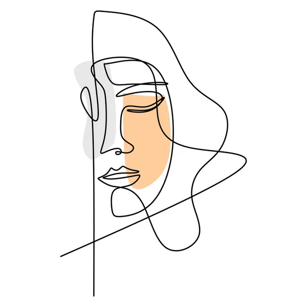 Contour Line Drawing Face