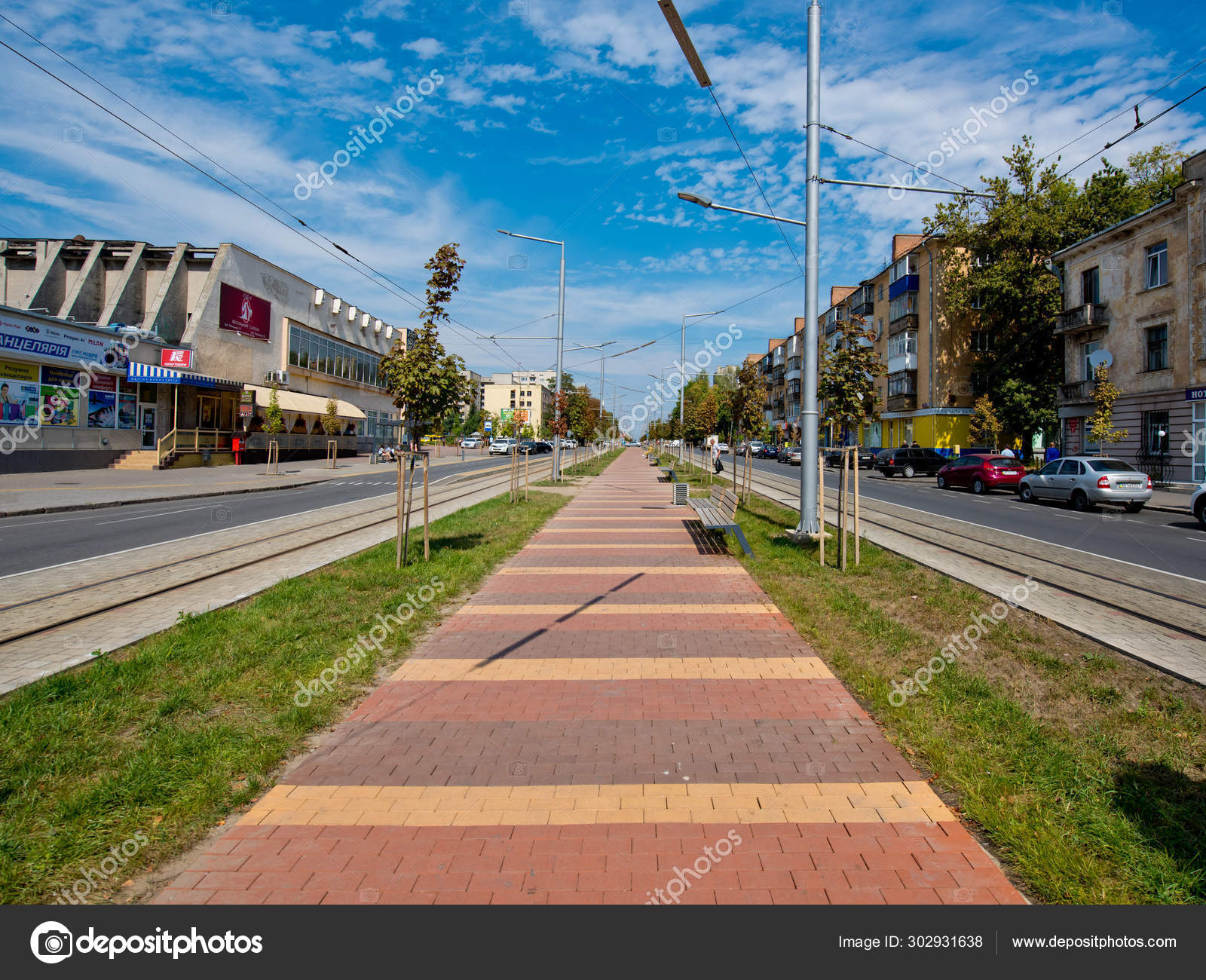Vinnytsia Ukraine August 2019 View European City Vinnytsia City – Stock ...