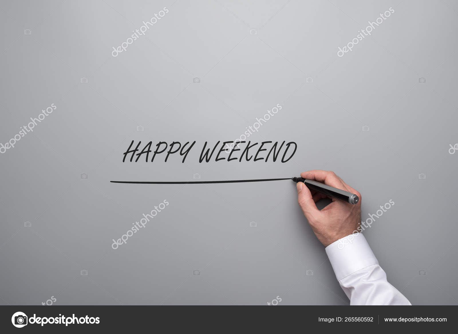Happy weekend sign Stock Photo by ©Gajus-Images 265560592