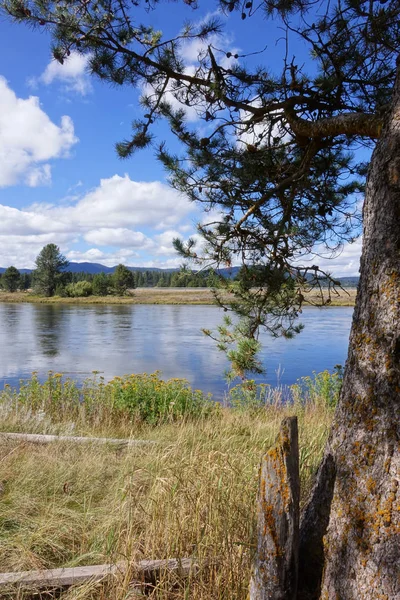 A scenic stretch of the Henry's Fork of the Snake River, meanders ...