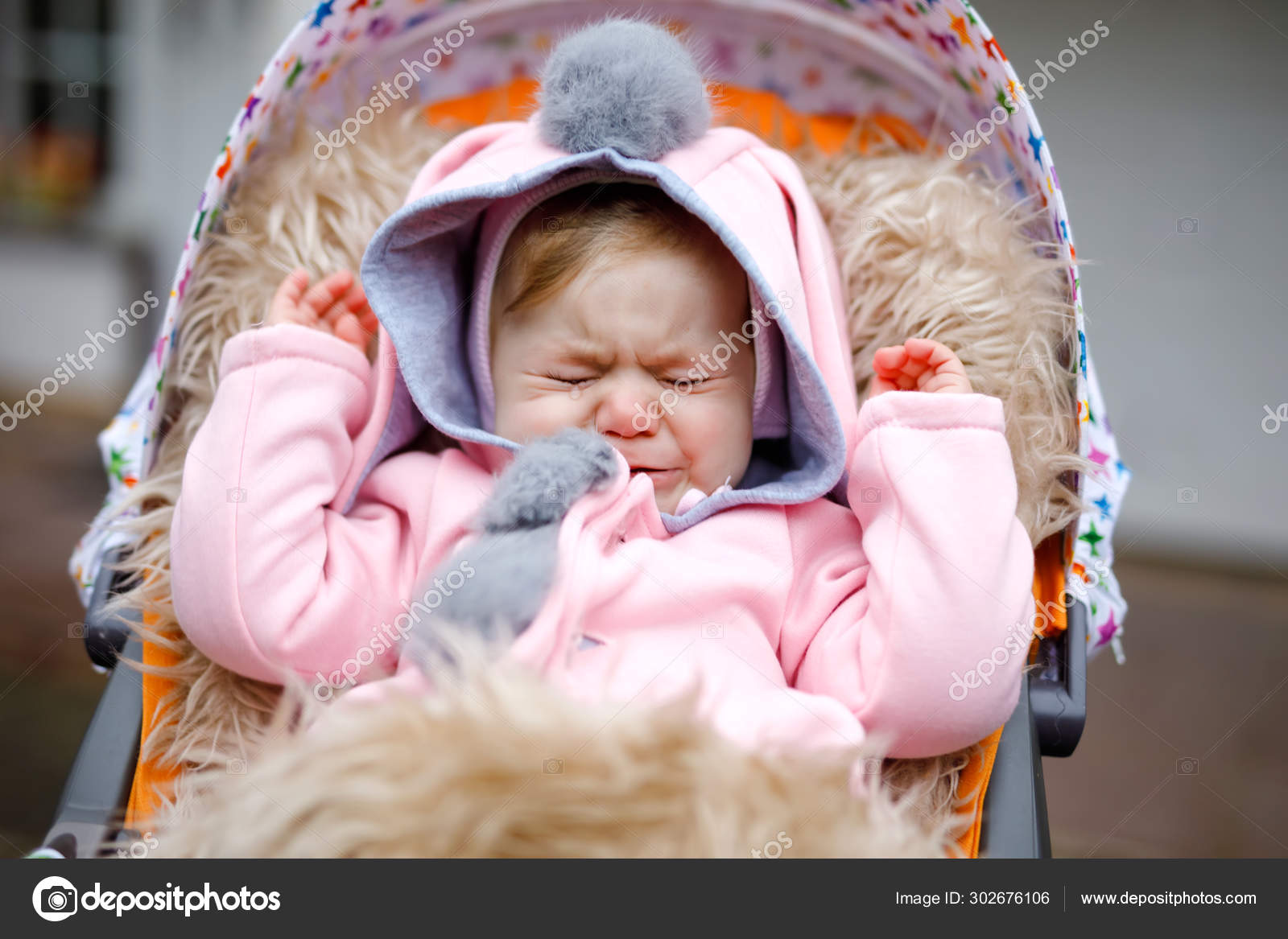 Cute Baby Girl Sad