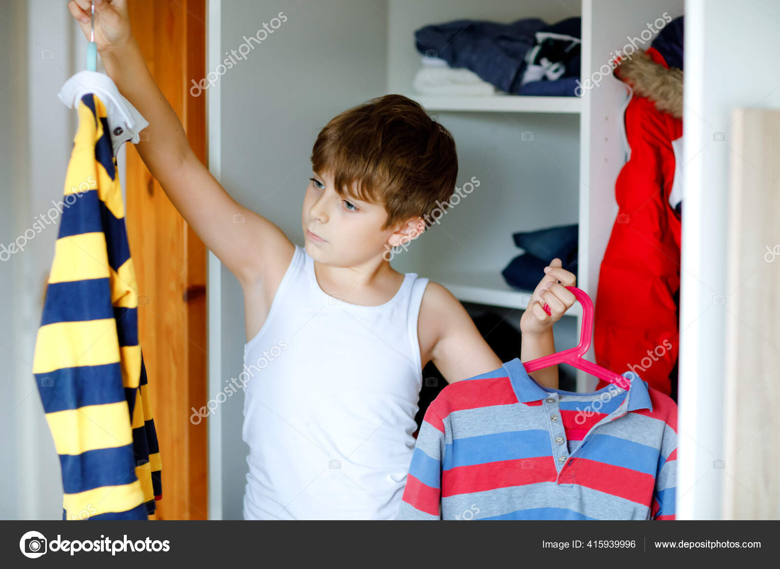 Getting Dressed For School