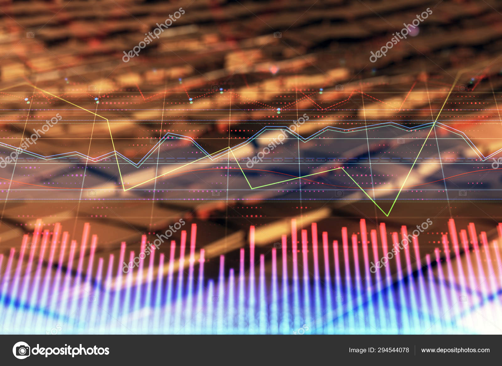 Finance Graph Wallpaper