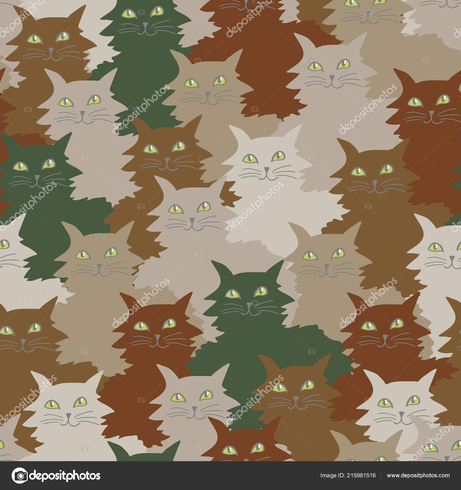Cat Camouflage Pattern
