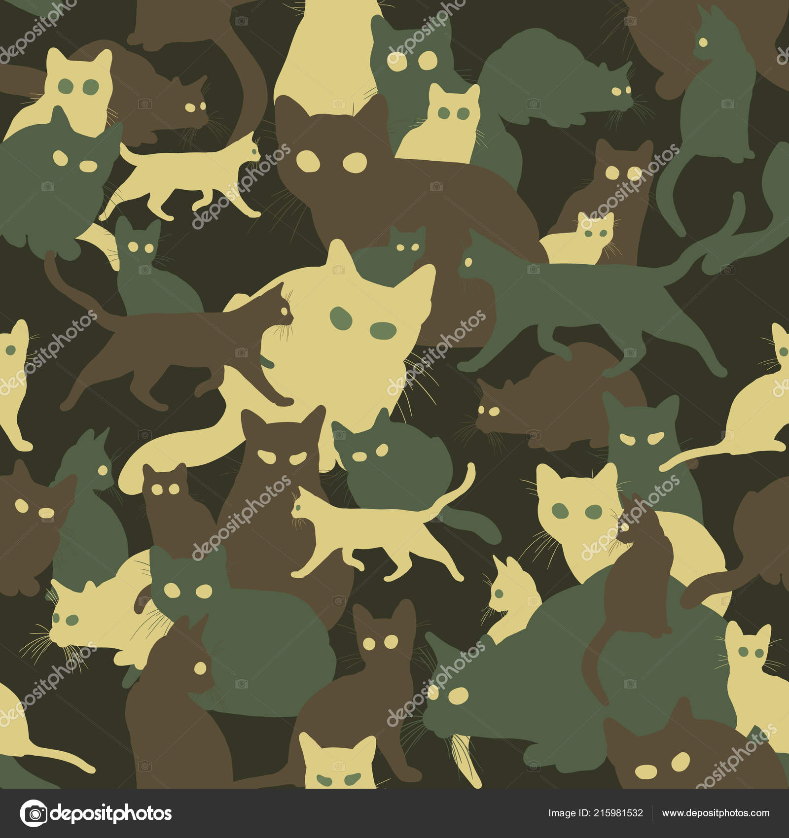 Cat Camouflage Pattern