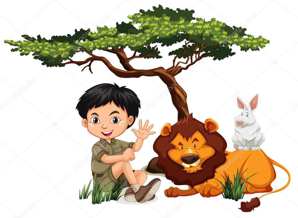 Una ilustraci n de c y animales salvajes 2024